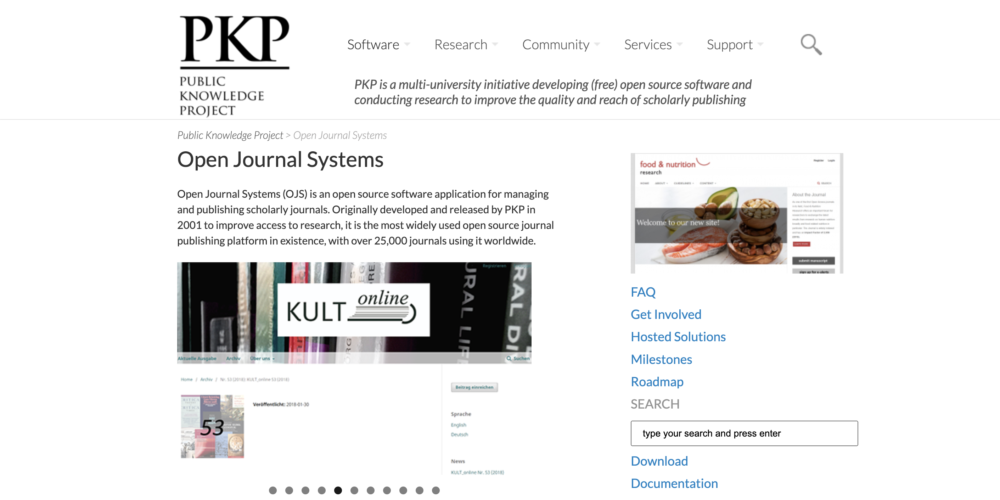 PKP - Open Journal Systems — Prode